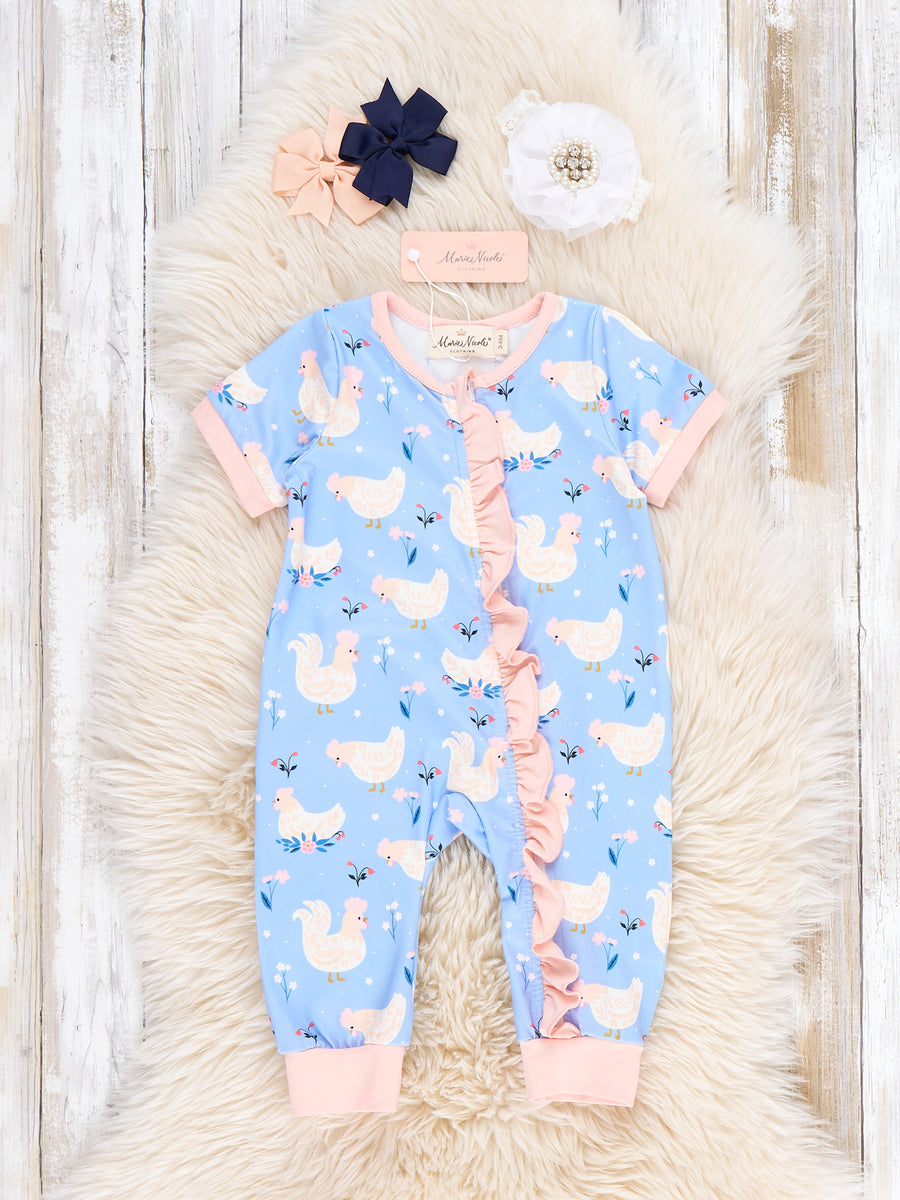 Flutter & Flock Chicky Sleeper Pajamas - Marie Nicole Clothing