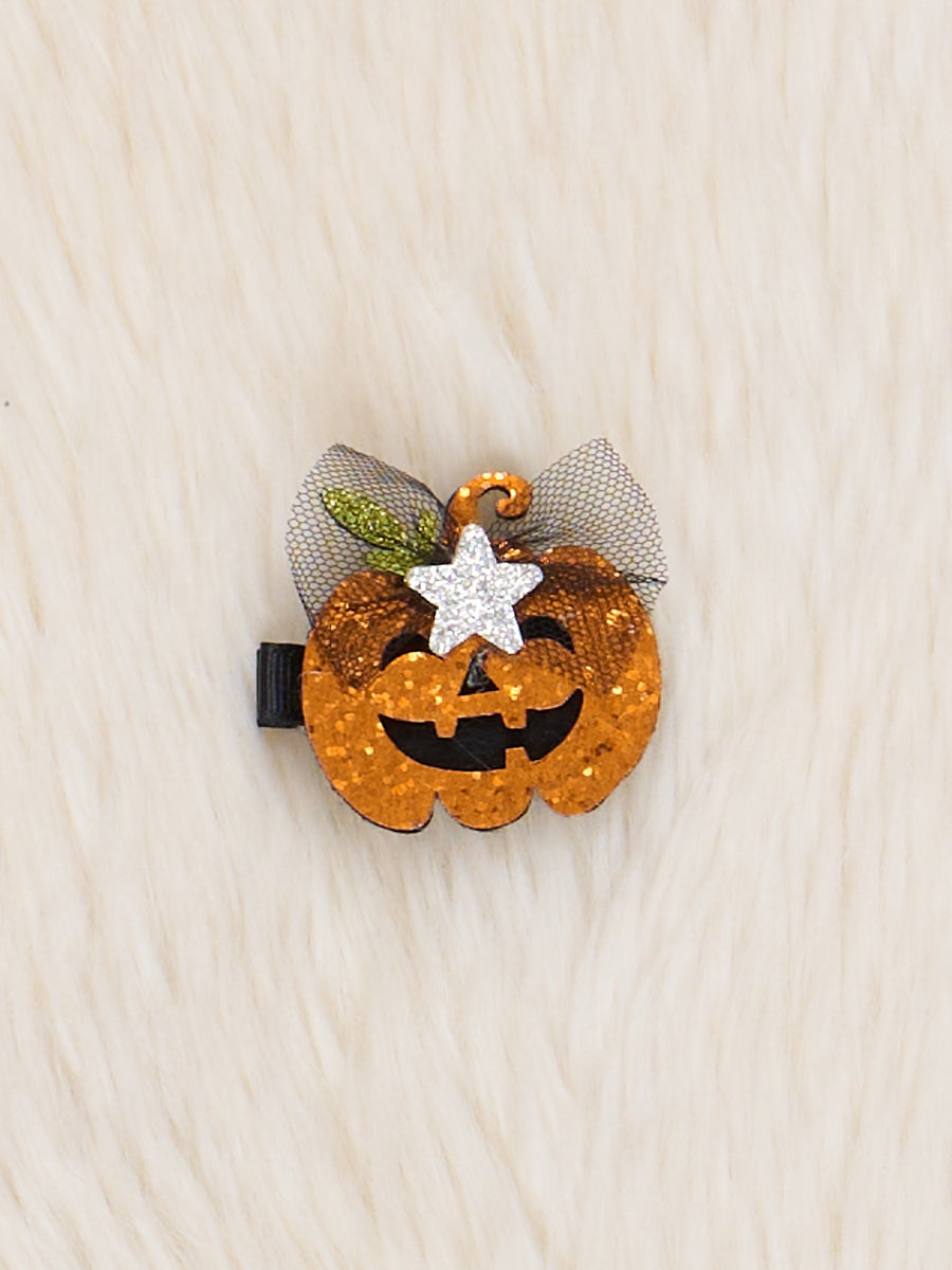 Sparkle Jack-o-Lantern Bow – Marie Nicole Clothing