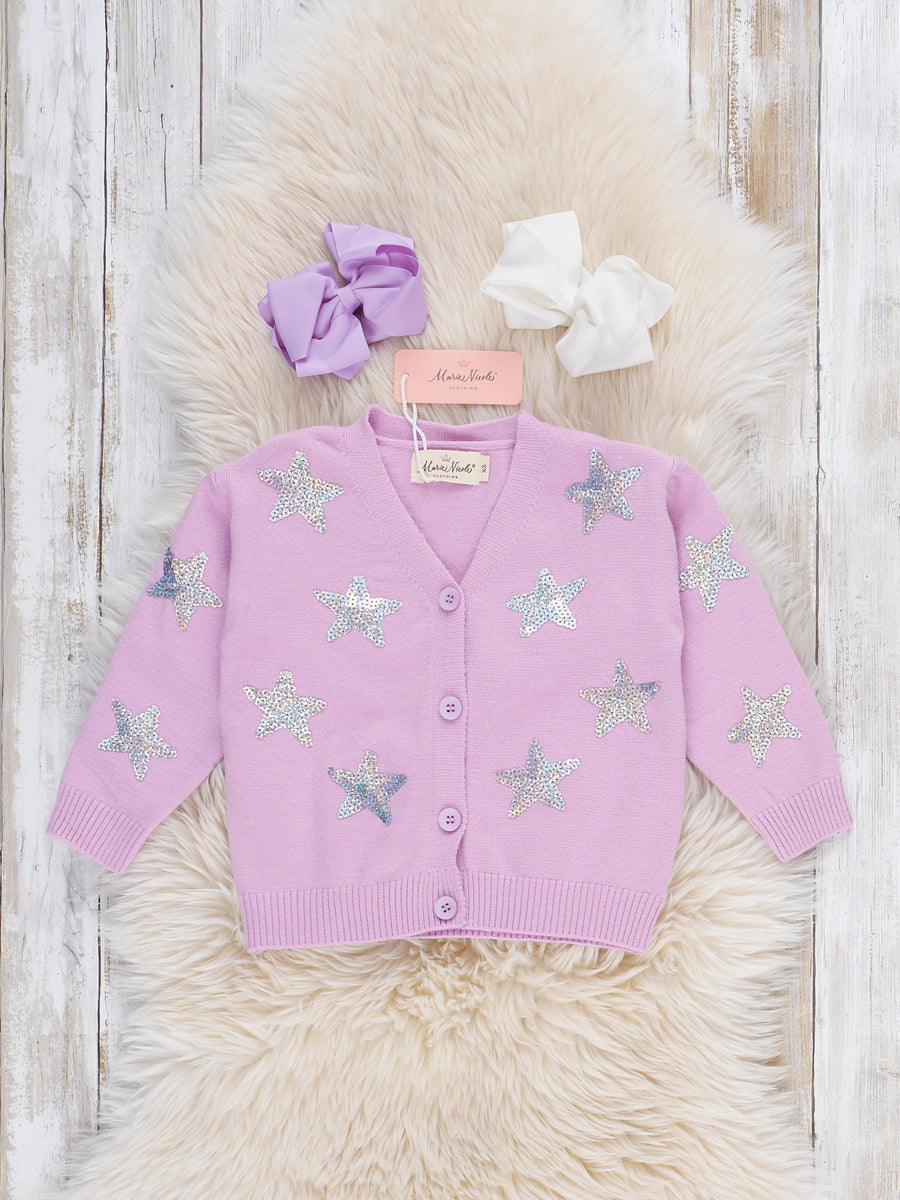 Cosmic Shine Cardigan - Marie Nicole Clothing