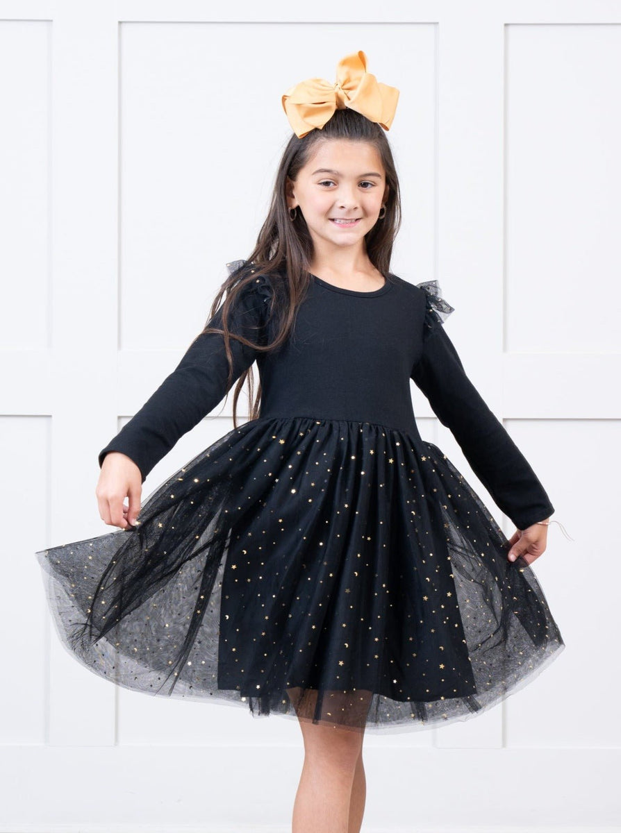 Black Sparkle Party Tulle Dress – Marie Nicole Clothing